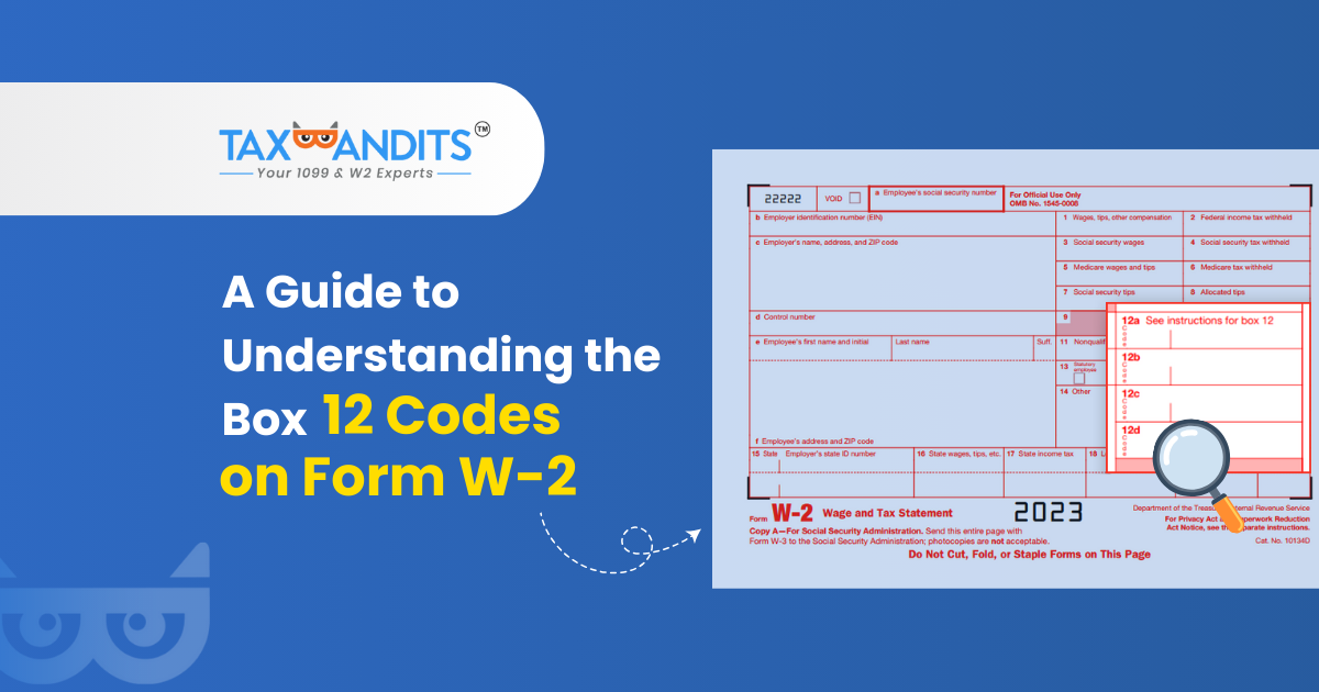 Form W2 Box 12 Codes Blog TaxBandits Form W2 Box 12 Codes Blog TaxBandits