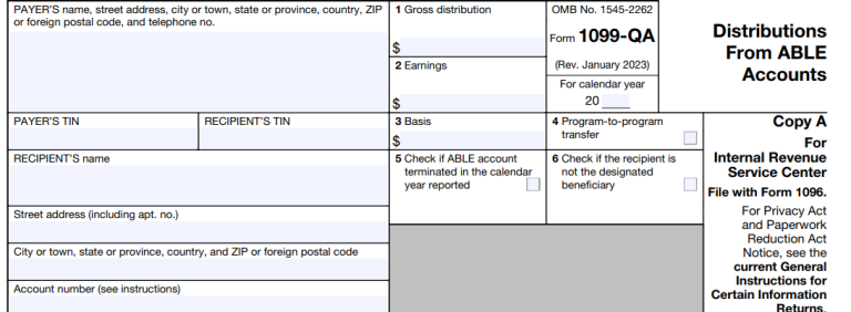 A Comprehensive Guide to Form 1099-QA: Understanding Distributions from ABLE Accounts | Blog ...