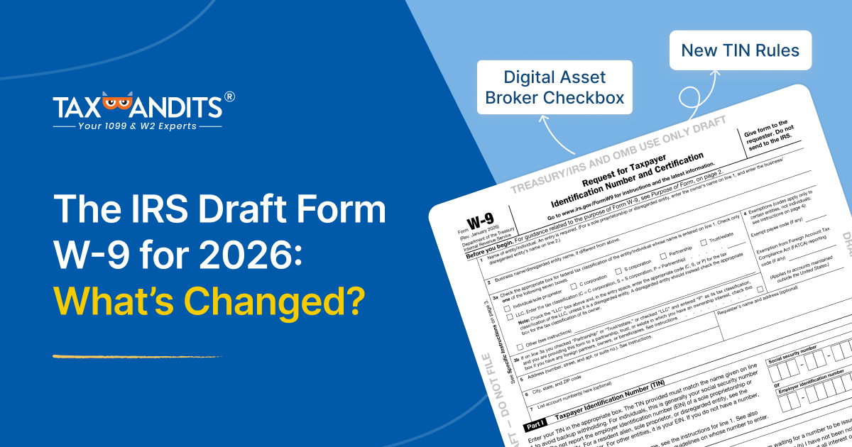 The IRS Released the Latest W9 Form (Draft) for 2026: What’s Changed ...