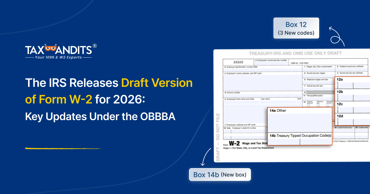 The IRS Releases Draft Version of Form W-2 for 2026: Key Updates Under ...